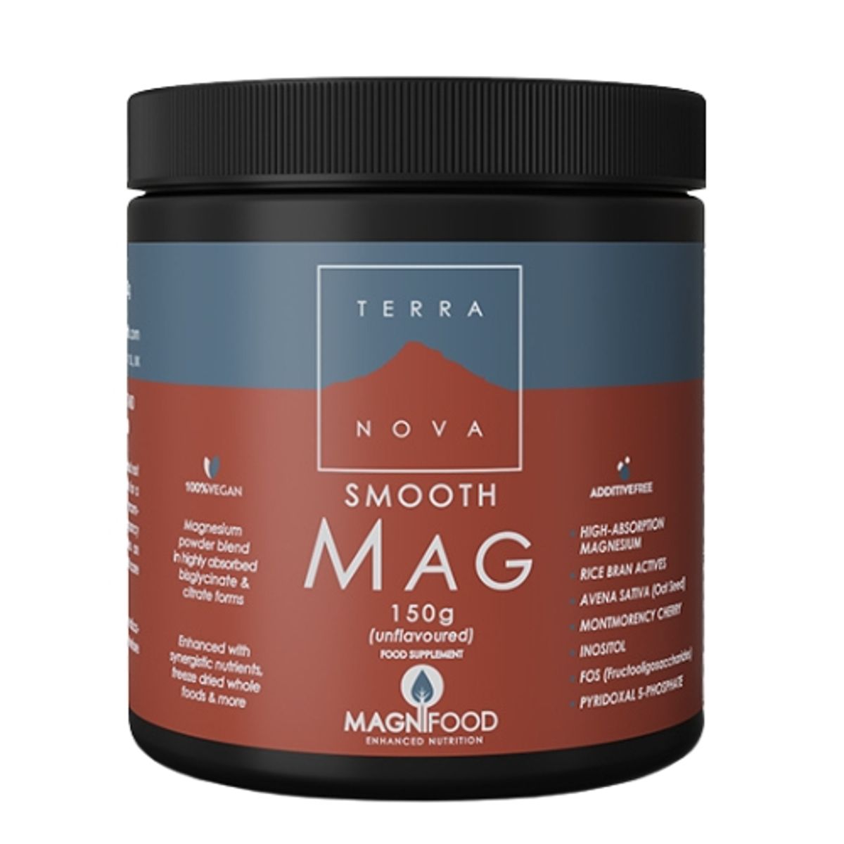 Terranova Smooth Magnesium Kompleks Pulver - vitaminX